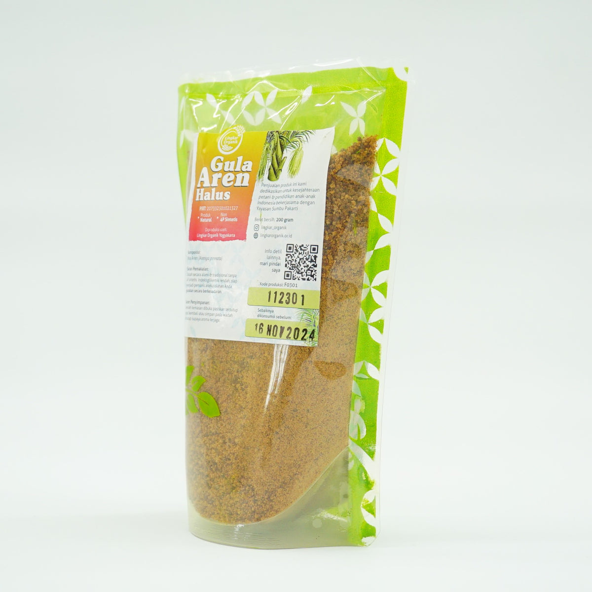 Lingkar Organik Gula Aren Halus Natural 200gr – Healthy Choice ID