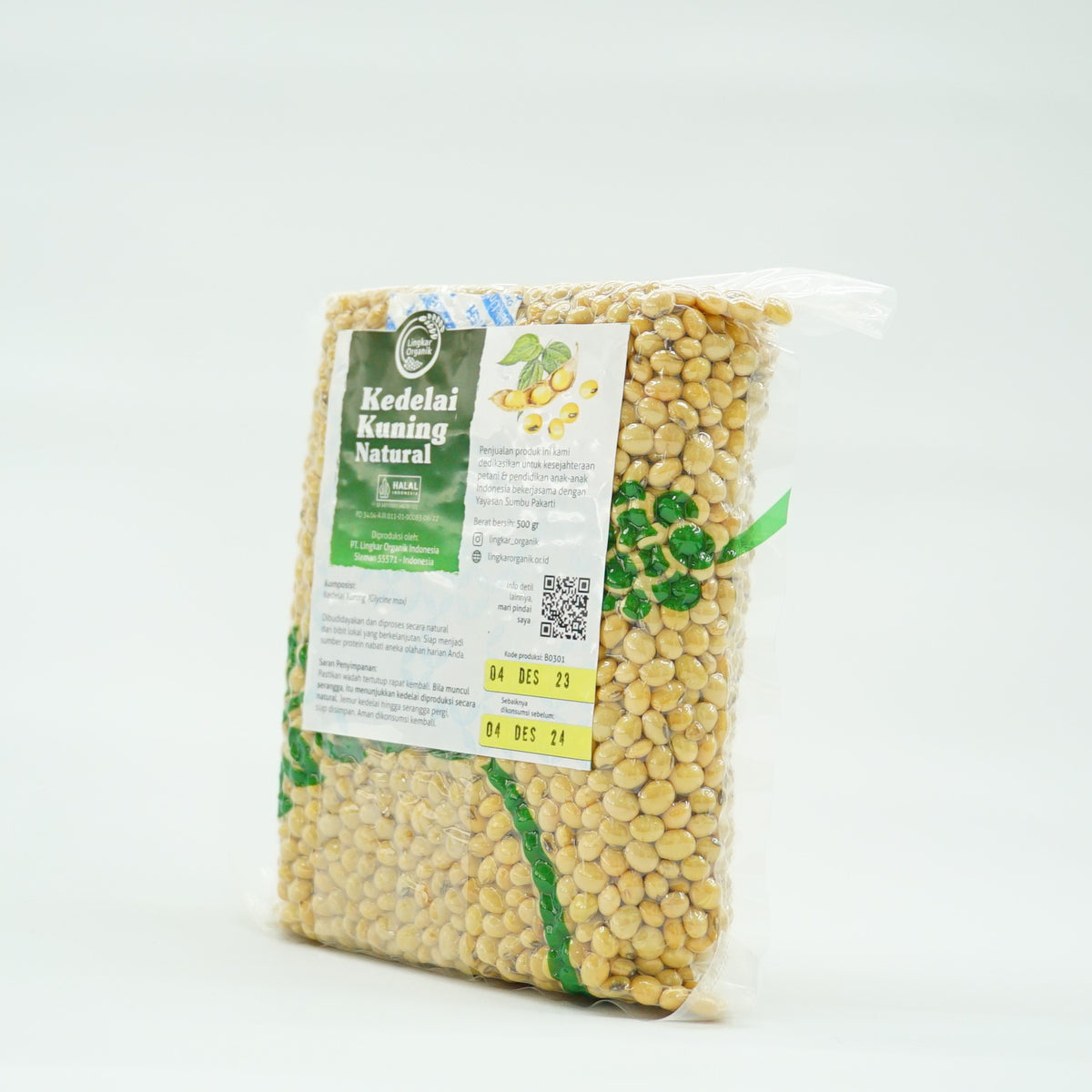 Lingkar Organik Kacang Kedelai Kuning Natural 500gr – Healthy Choice ID