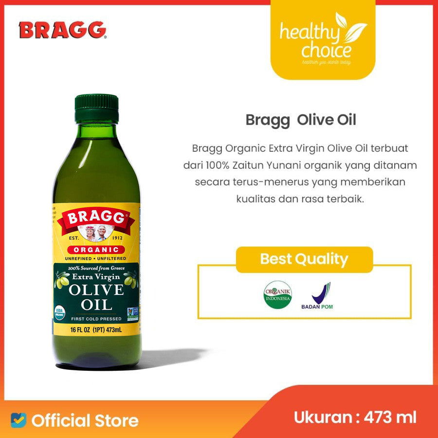 Bragg Extra Virgin Olive Oil Organic 473ml – Healthy Choice ID