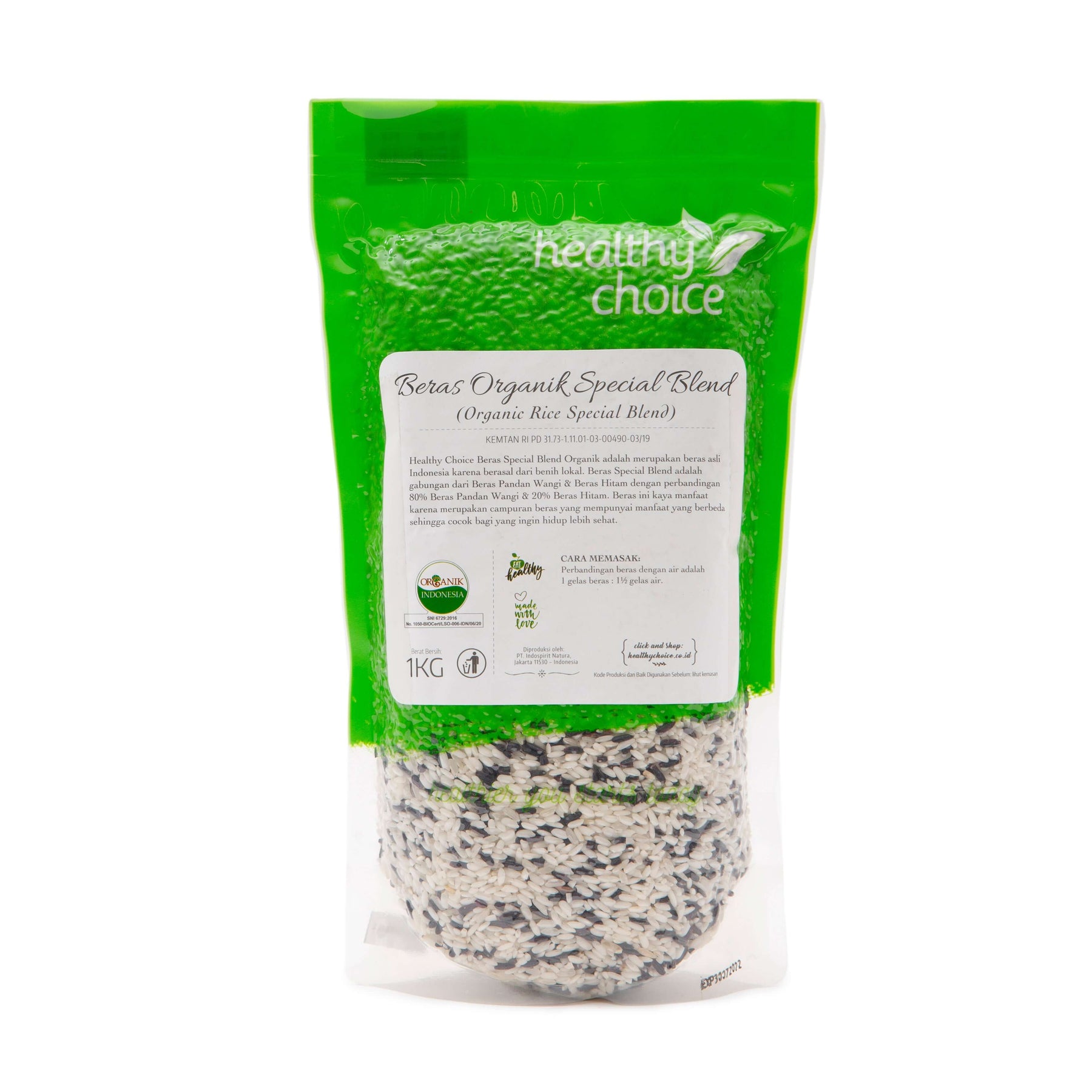 Healthy Choice Beras Spesial Campuran Organik 1kg – Healthy Choice ID