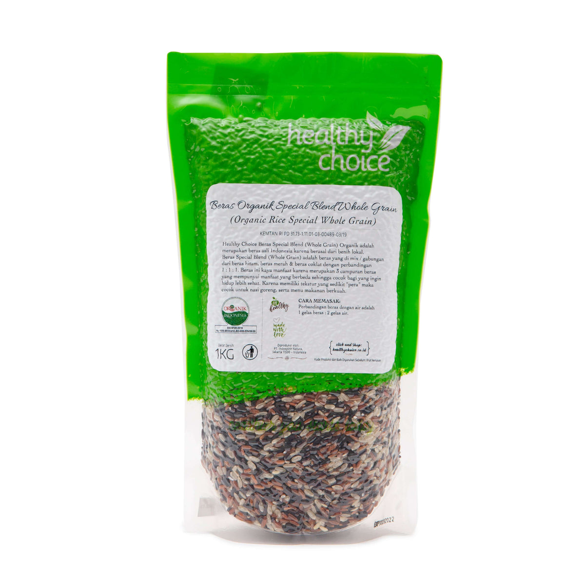 Healthy Choice Beras Spesial Campuran Gandum Utuh 1kg – Healthy Choice ID