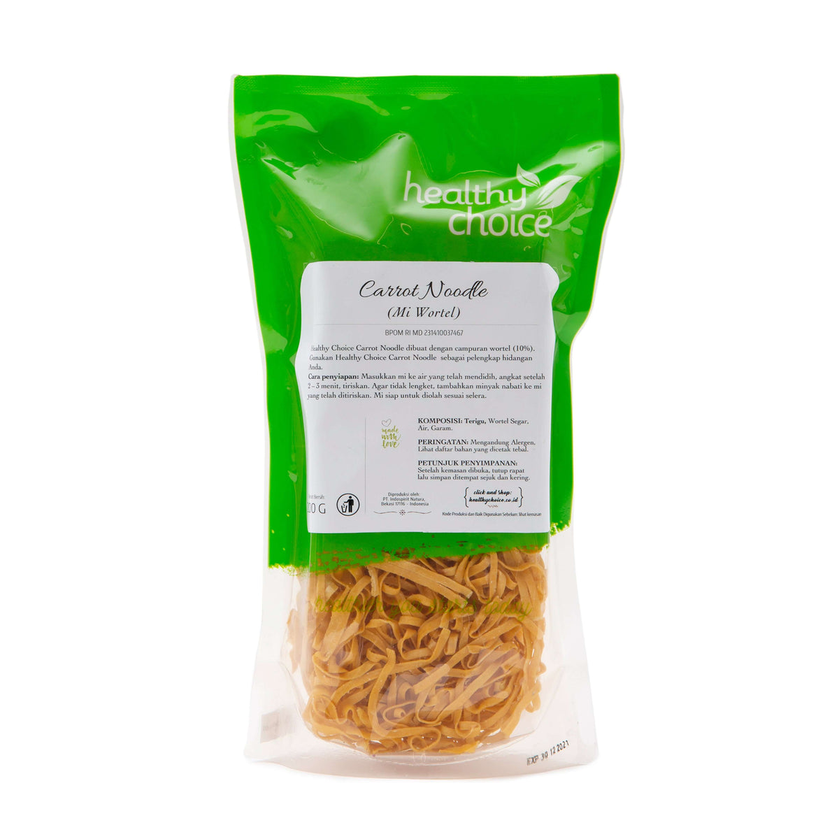 Healthy Choice Mie Wortel 200gr – Healthy Choice ID