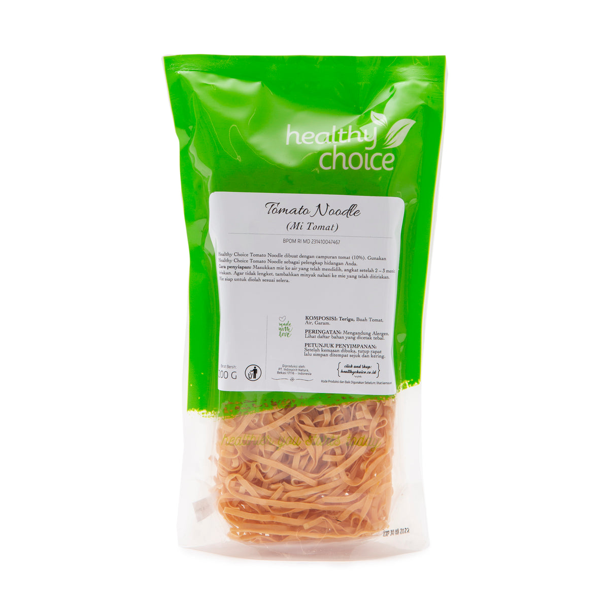Healthy Choice Mie Tomat 200gr – Healthy Choice ID